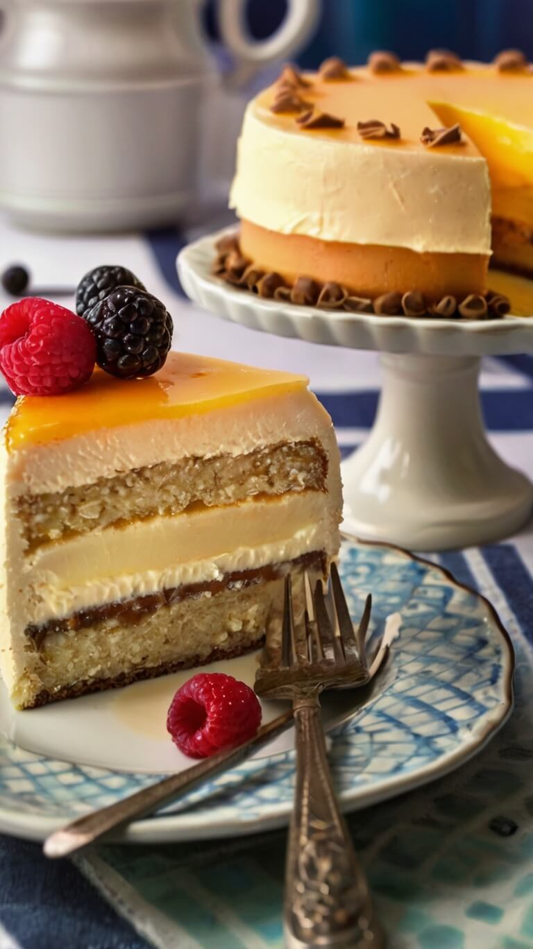 Bavarian Cream Cake Recipe