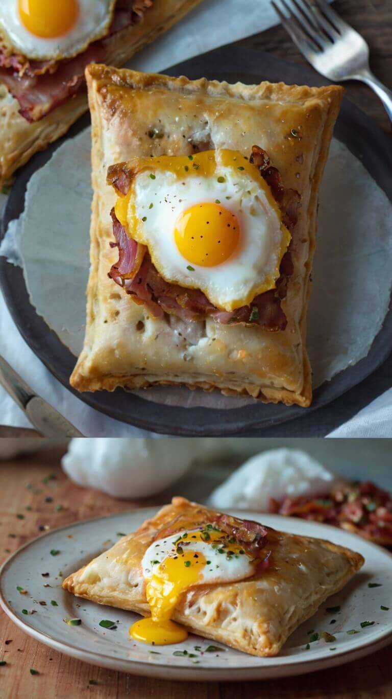 Savory Breakfast Pop Tarts With Bacon and Egg Recipe