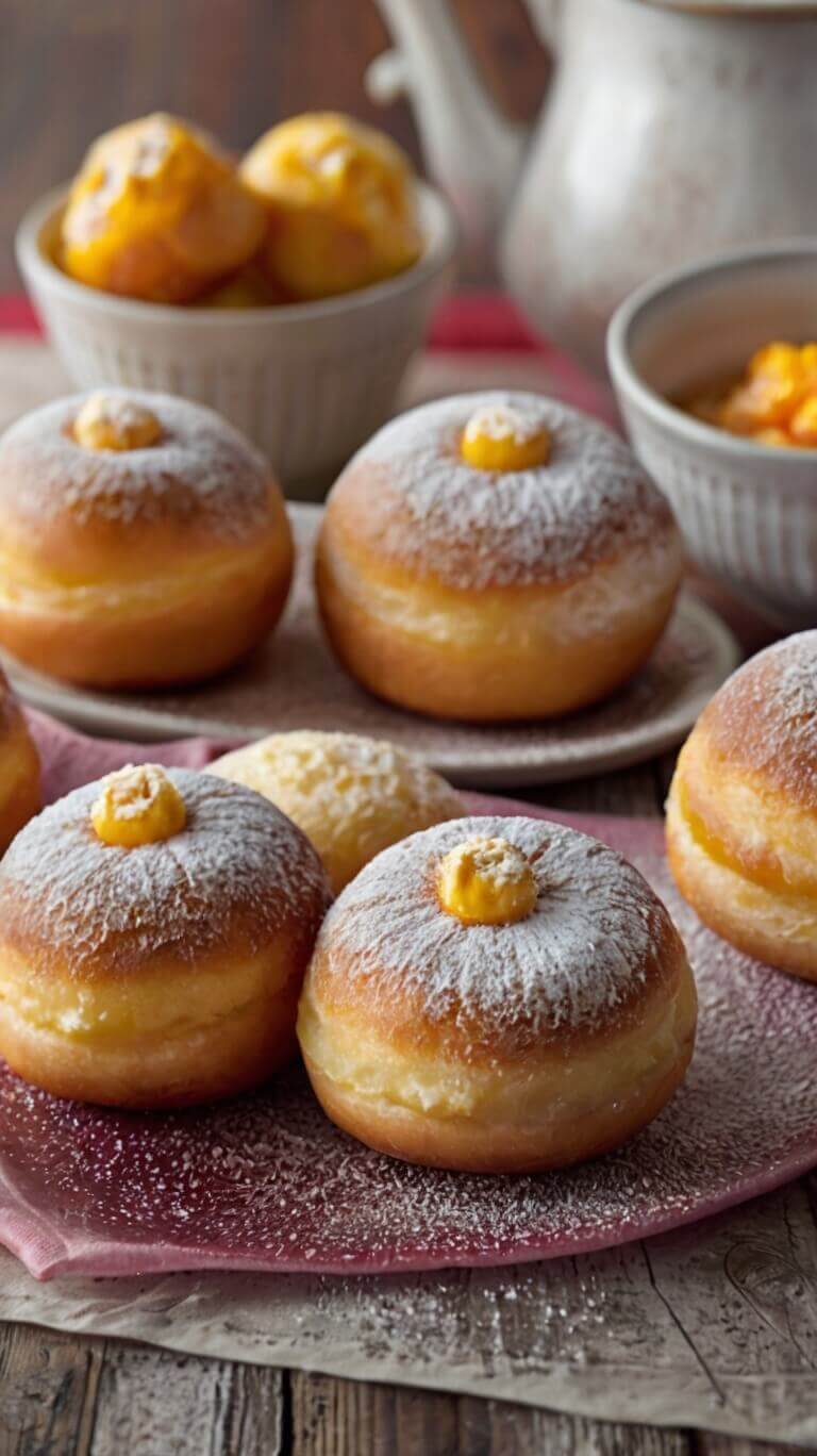 Bomboloni Alla Crema Recipe